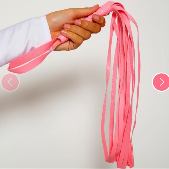 amiclubwear | Accessories | Sexy Pink Faux Leather Fringe Whip | Poshmark